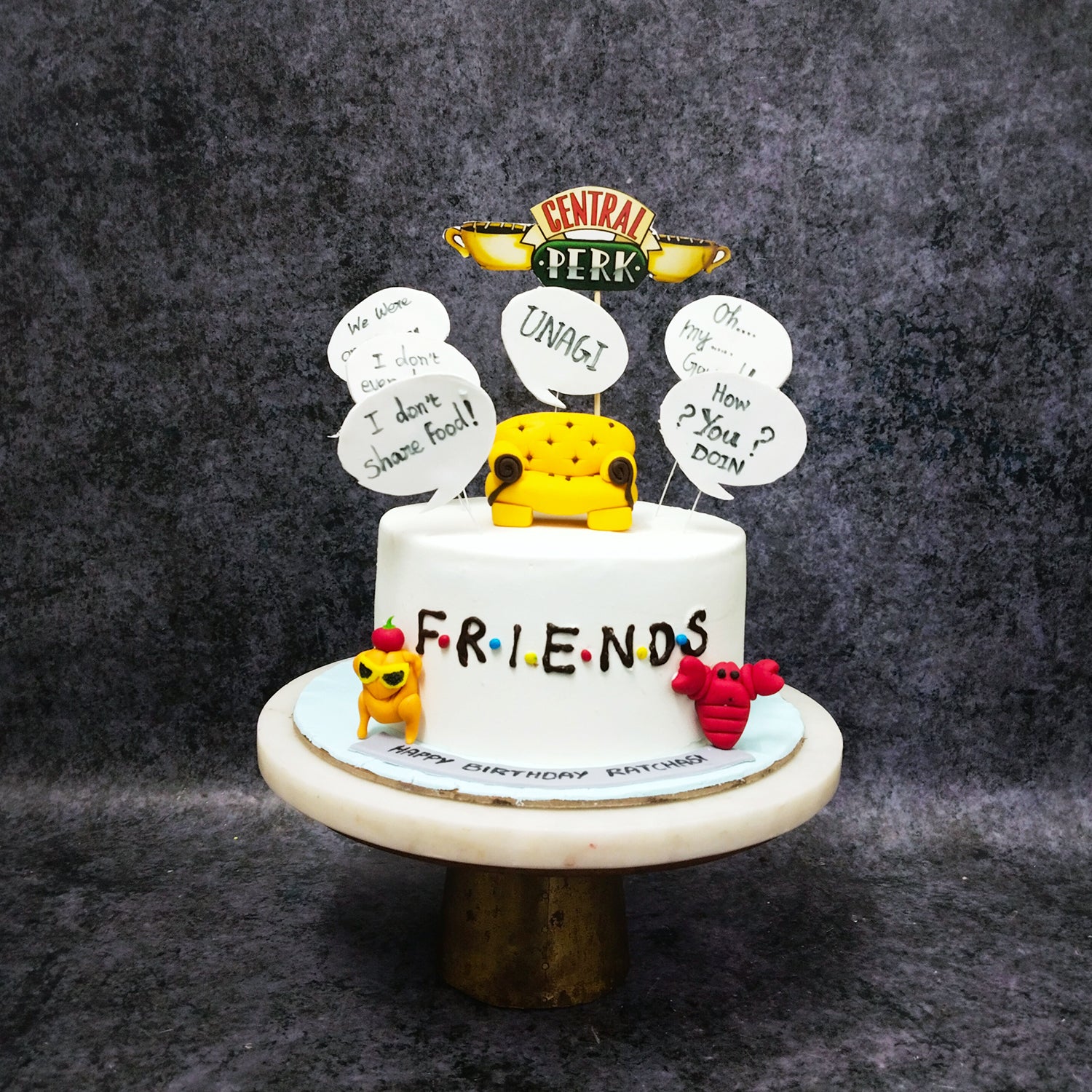 Friends Special Cake – THE BROWNIE STUDIO