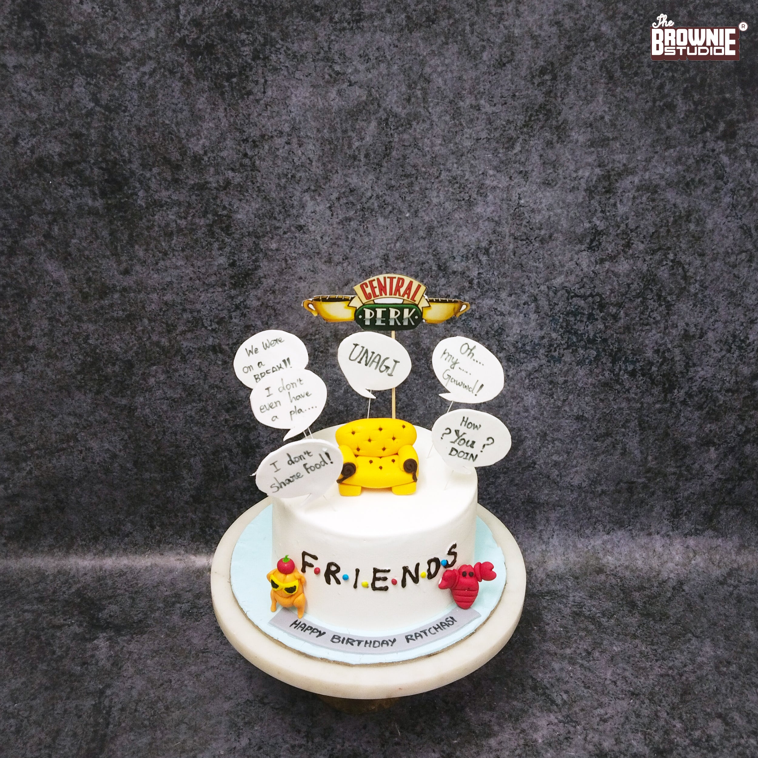 friends Special Cake – THE BROWNIE STUDIO
